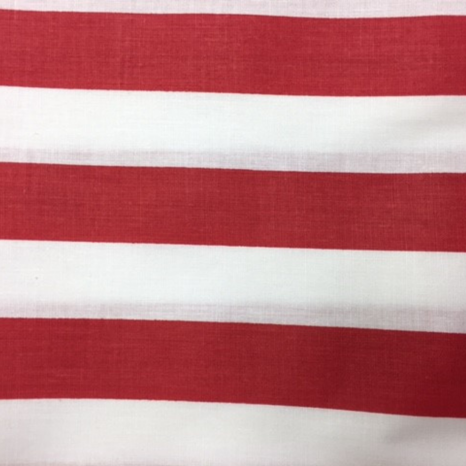 RED WHITE STRIPES-FABRIC 1 INCH – military party shirts